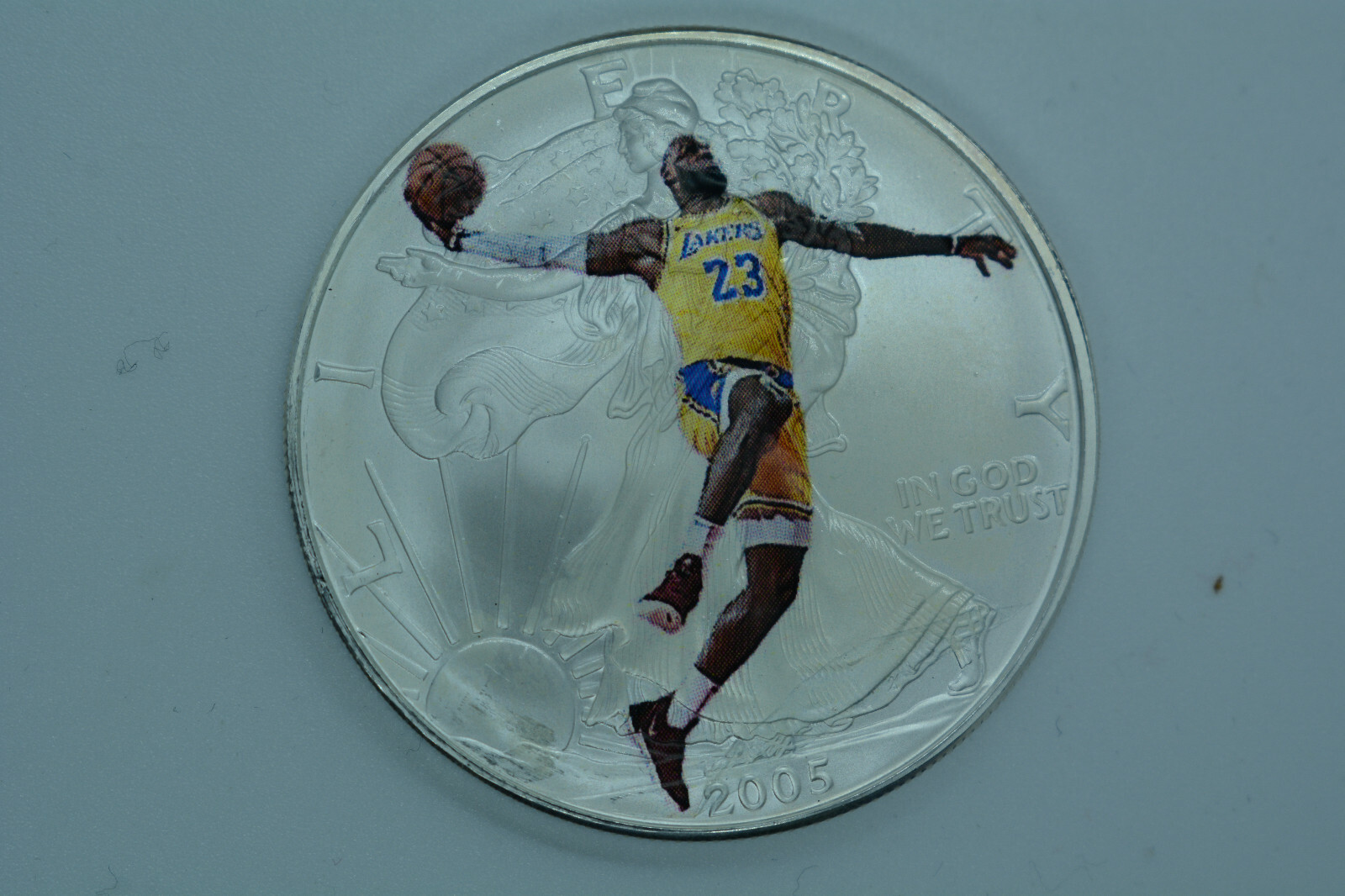 Lebron James American Silver Eagle 1oz .999 Limited Edition Silver ...