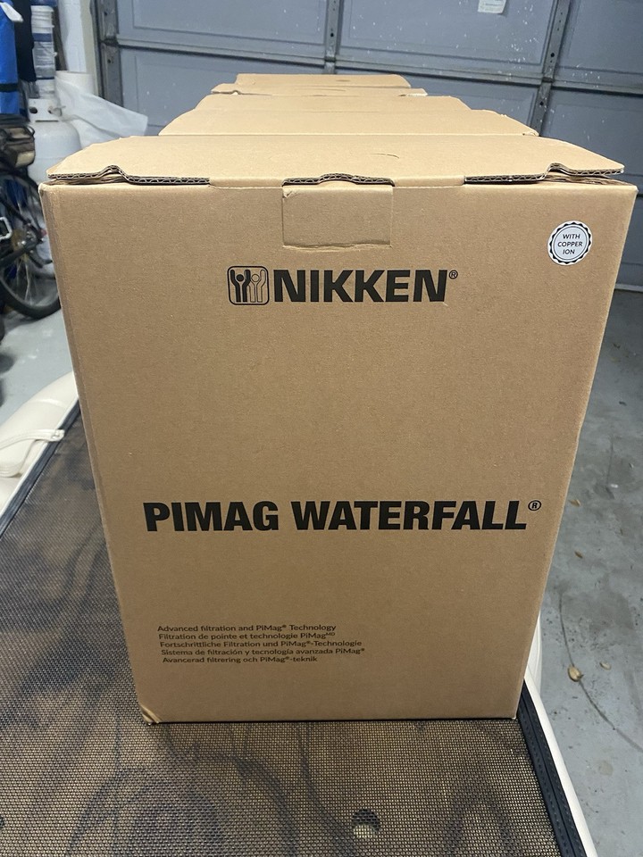 NEW Nikken PiMag Waterfall Filtration System Gravity Alkaline Water ...
