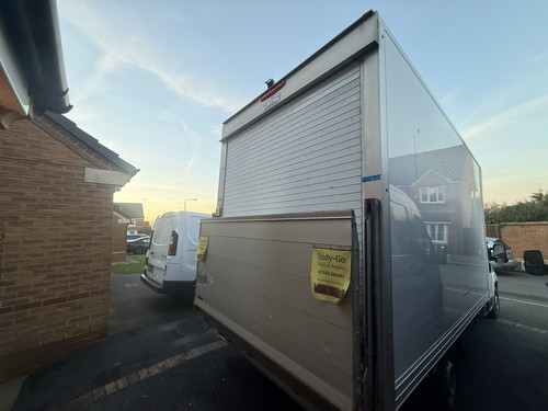 Fiat Ducato Luton Van 2022 71 curtain side Tail Lift Box Van Euro 6 ...