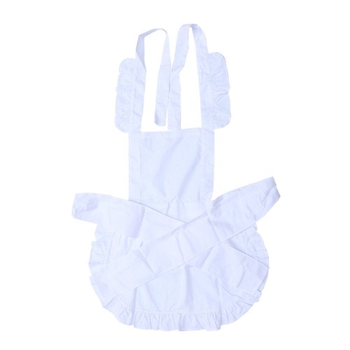 1pc Apron Court Dress Japanese Maid Lace Apron Cotton and Reusable for ...