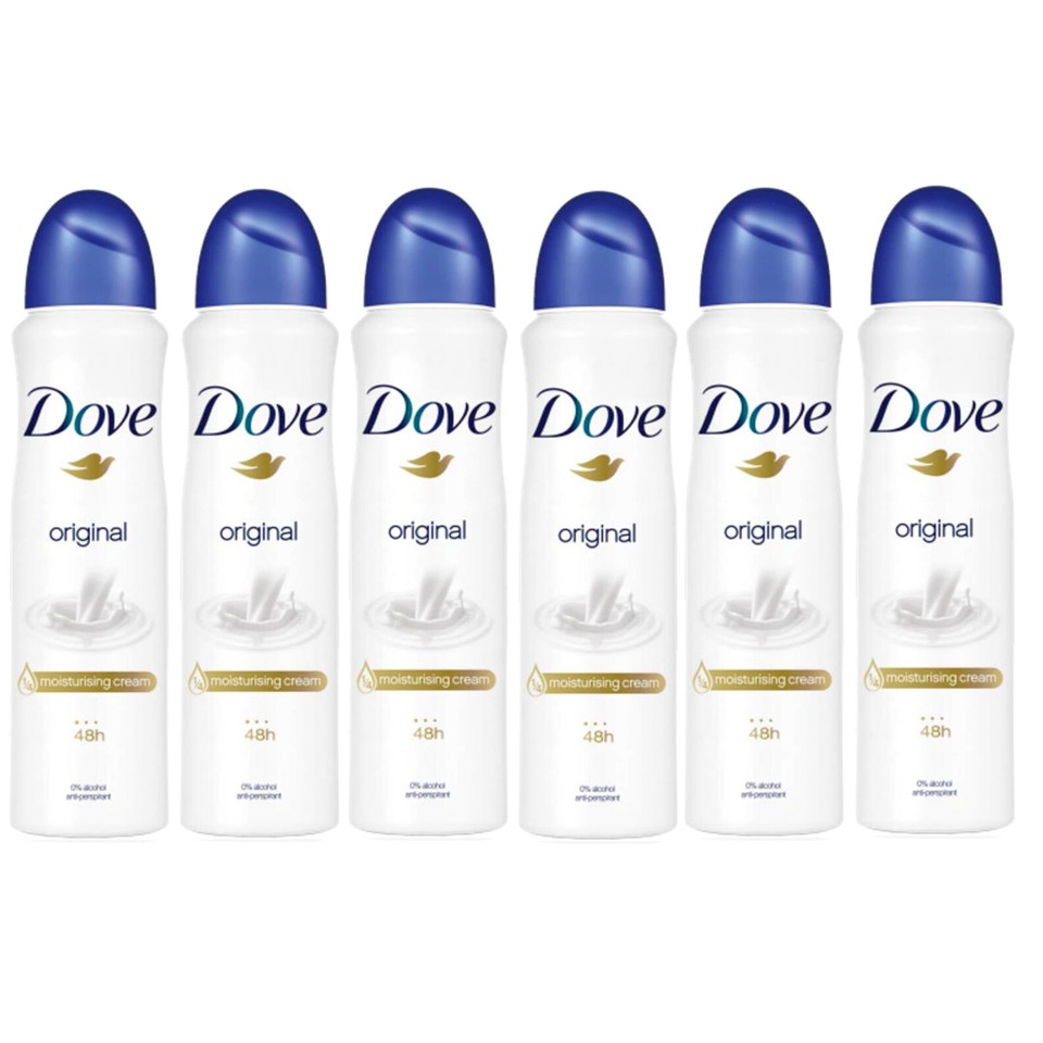 Dove Deodorant Spray Scents Antiperspirant 150ml (Choose Scent ...