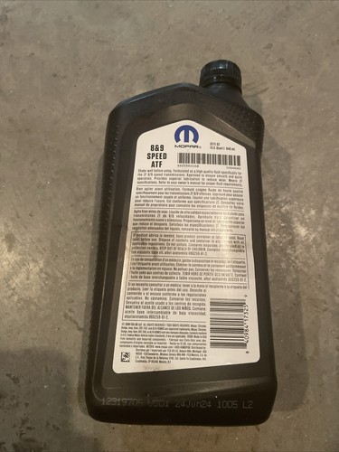 Mopar 68218925AB Automatic Transmission Fluid ZF 8 and 9 speed ATF 1 Qt ...