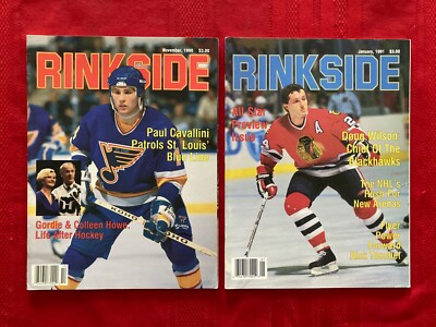 1990-1991 Rinkside hockey magazine / NHL / Hall / Potvin / Tocchet ...