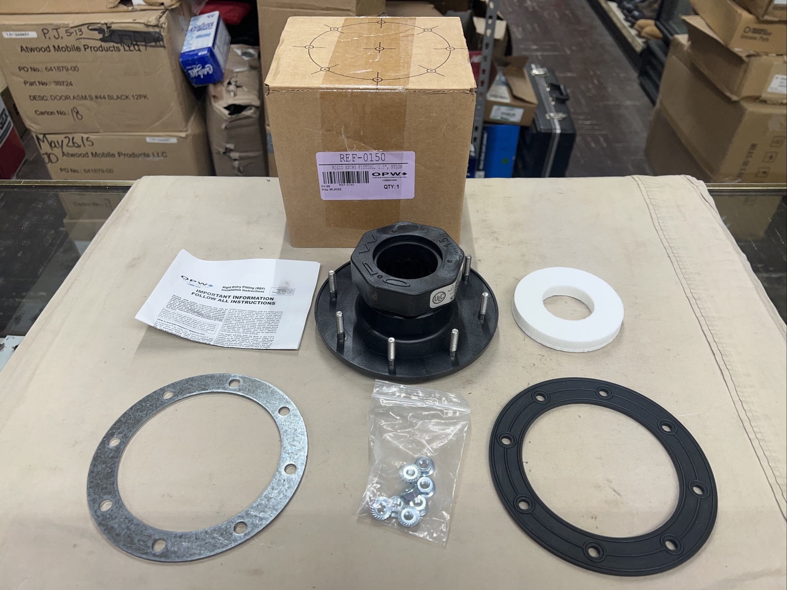 OPW - REF-0150 Rigid Entry Fitting, 1.5” Rigid Conduit, Nylon | eBay