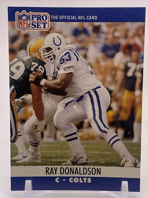 1990 NFL Pro Set #523 Ray Donaldson Indianapolis Colts | eBay