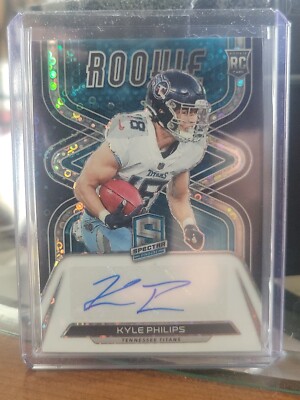 2022 Panini Spectra Blue Kyle Phillips Rookie Autograph 48/50 | eBay