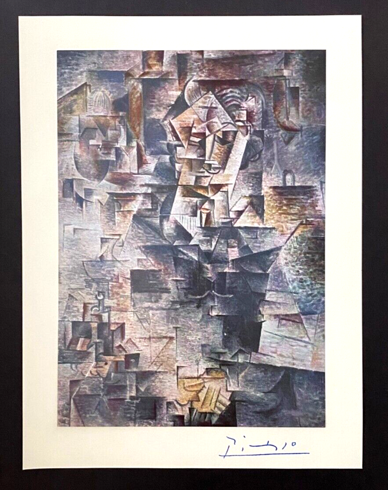 PABLO PICASSO+ ORIGINAL 1953 + SIGNED + HAND TIPPED COLORPLATE + FRAMED ...