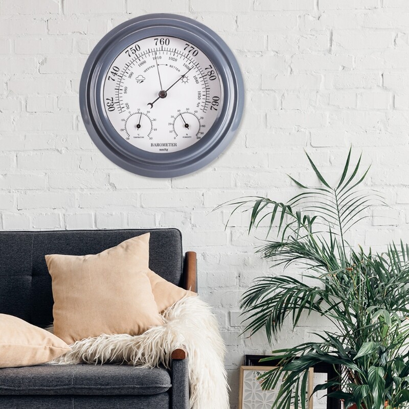 3 in 1 Hygrometer Barometer Wall Weather Station Digital | eBay