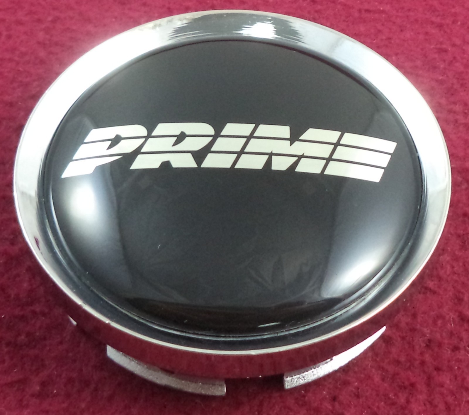 Prime Wheels Chrome / Black Custom Wheel Center Caps Set of 2 | eBay UK