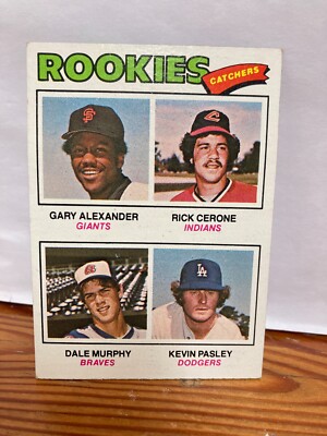 1977 Rookies Catchers Dale Murphy Rookie Card 1977 Topps Baseball Card ...