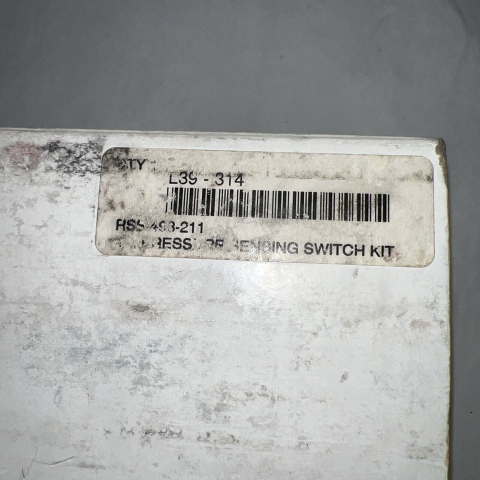 Cleveland Controls Air Pressure Sensing Switch Kit L39-314 | eBay