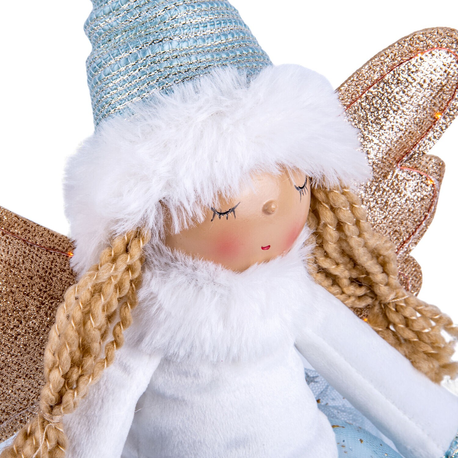 20" LED Snow Angel Handmade Christmas Doll Holiday Decorative Doll ...