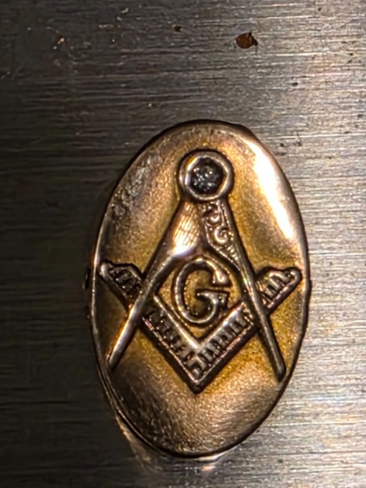 10k Gold Masonic Tie Clip Scrap/Bullion | eBay