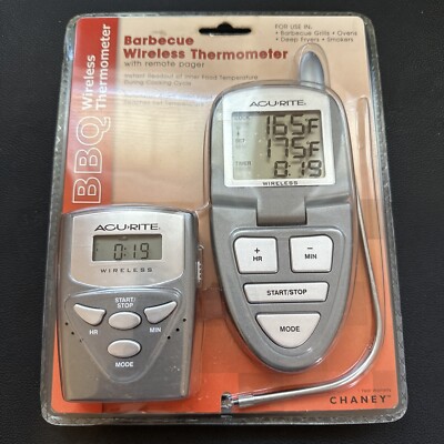 *NEW* Chaney Acurite Barbecue BBQ Wireless Thermometer With Remote ...