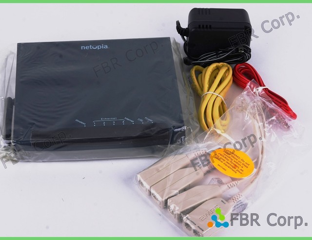 Netopia 3300 Series 54 Mbps 4-Port 10/100 Wireless G Router (3347-02 ...