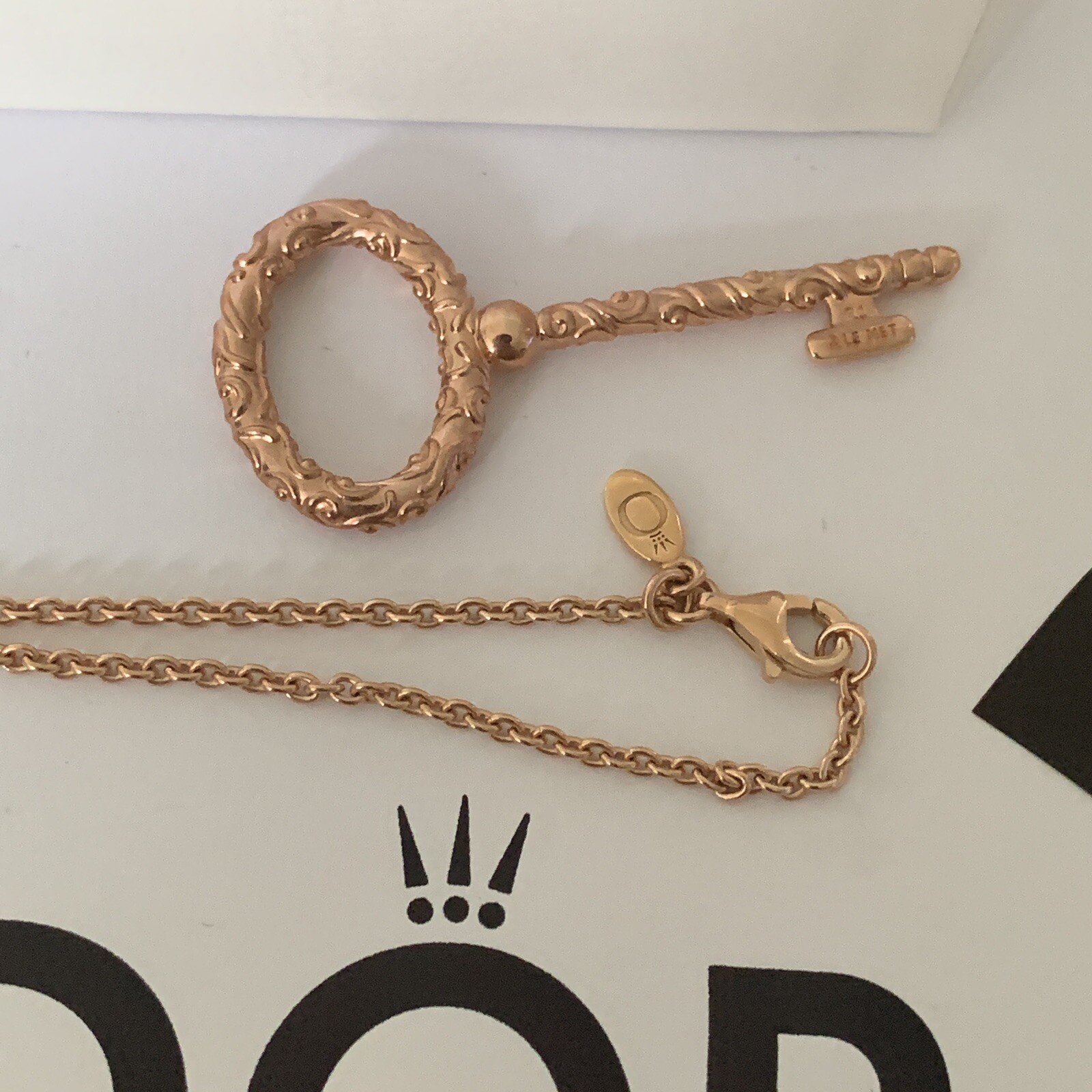 Pandora Rose Regal Key Necklace | eBay