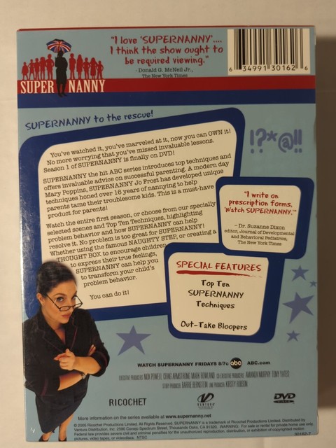 Supernanny - Season 1 (DVD, 2006, 3-Disc Set) for sale online | eBay