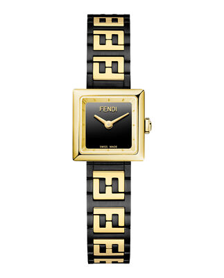 Fendi Womens Forever Fendi Two Tone 16mm Bracelet Fashion Watch | eBay