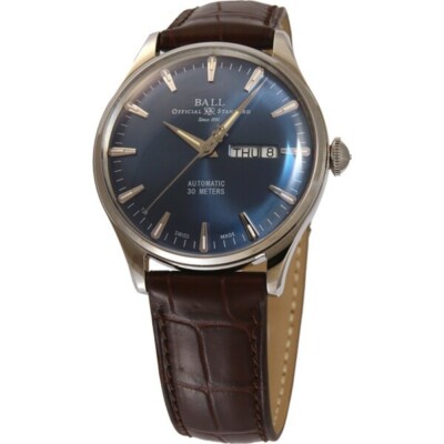 BALL Watch NM2080D-LJ-BE Trainmaster Eternity Blue CR | eBay