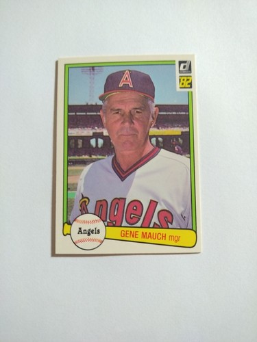 Gene Mauch (manager) 1982 Donruss card #141 | eBay