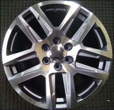 Chevrolet Silverado 1500 20 Inch Machined Replica Wheel Rim 2019 To ...