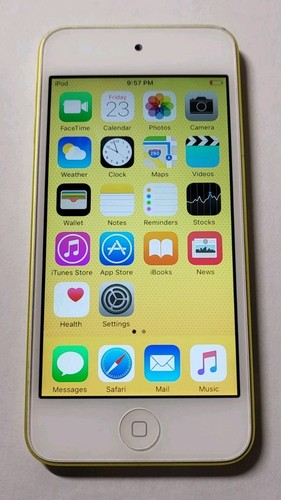 Apple iPod Touch 5th Generation - Used - Working - Yellow - 64GB | eBay