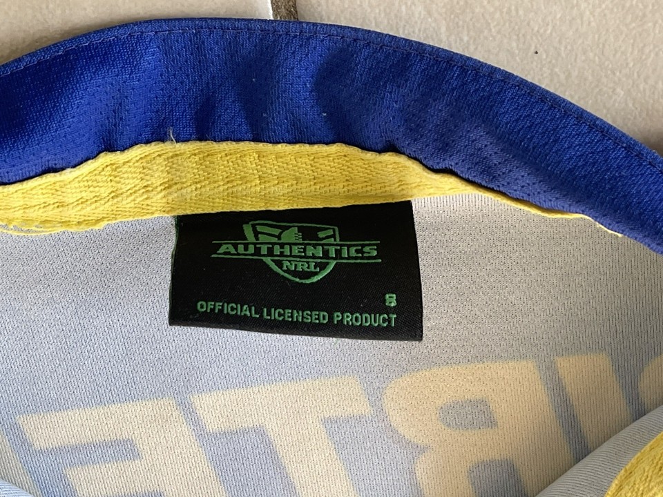 Parramatta Eels NRL Jersey YOUTH SIZE 8 Pirtek Authentics ISC Kids 2004 ...