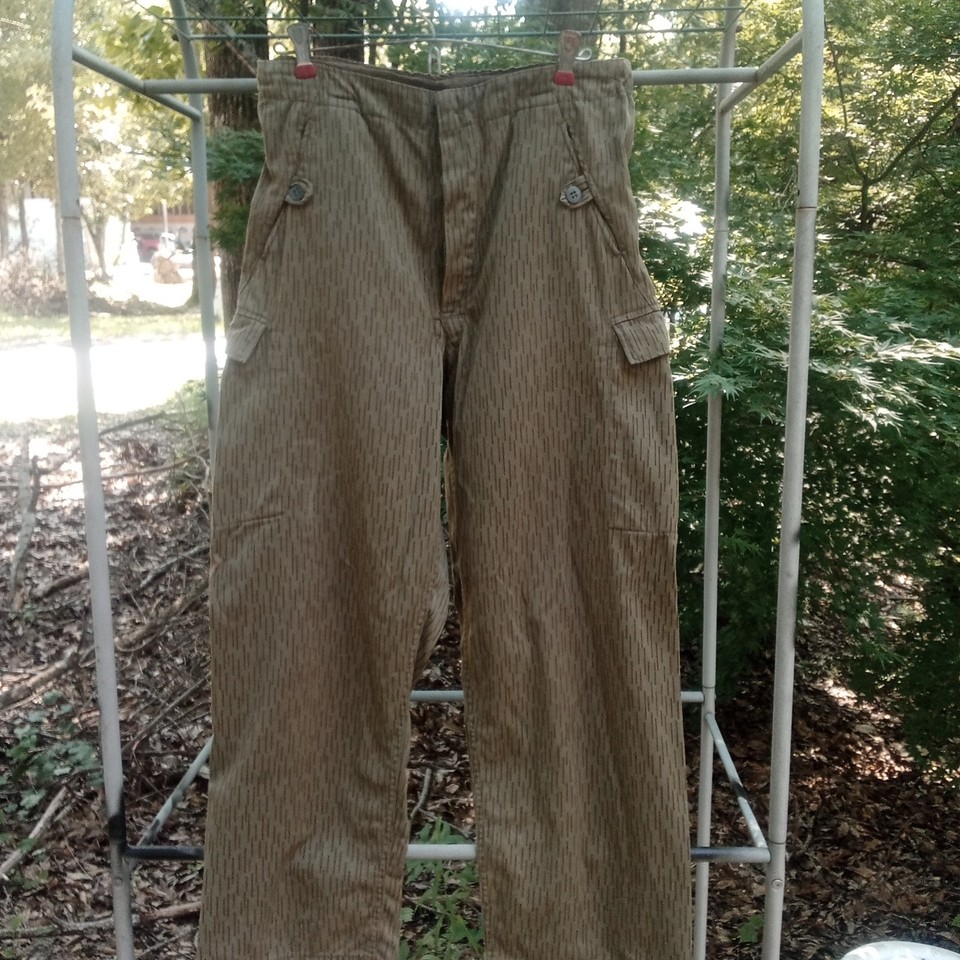 East German Army Camo Set Uniform In Rain Pattern Jacket Pants With ...