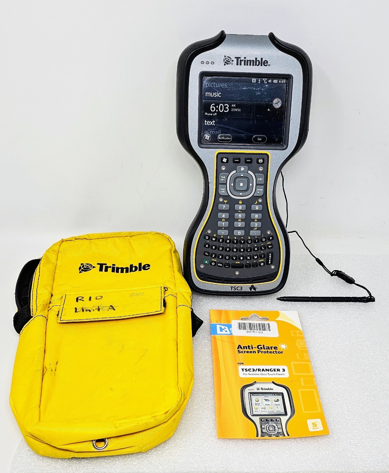 Trimble Data Collector Ranger/TSC3 TI Cortex-A8 800MHz AM37x w/ Pouch ...