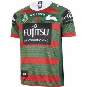 South Sydney Rabbitohs NRL ISC Commemorative Anzac Jersey Adults & Kids ...