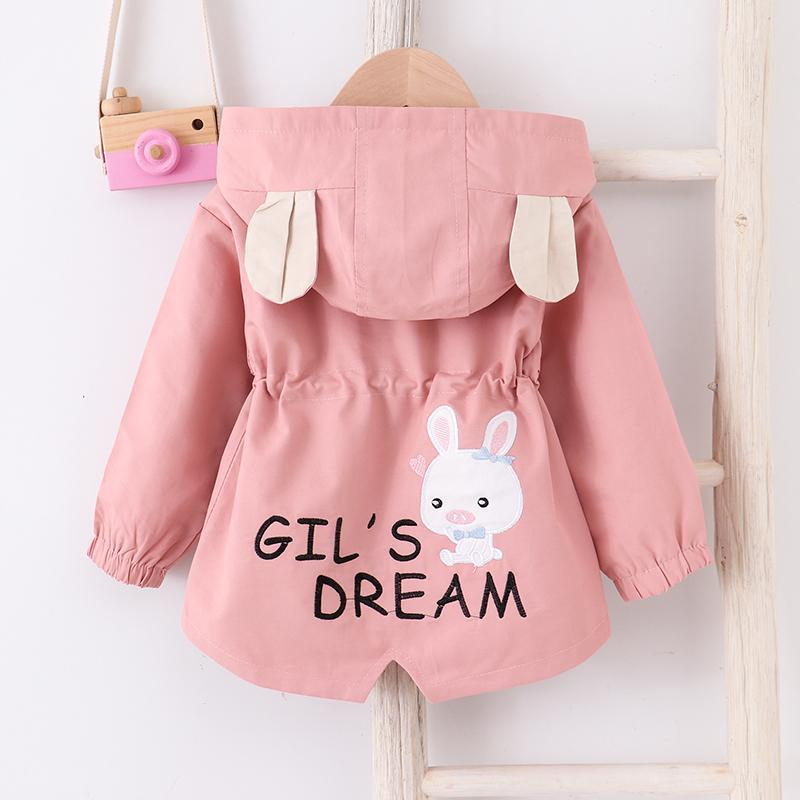 Girl's Spring Coat Kid's Baby Girl Spring Windbreaker Spring and Autumn ...