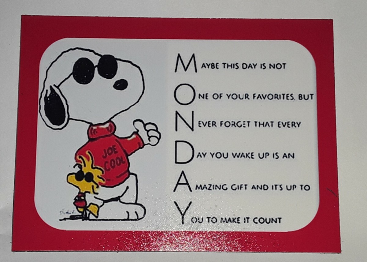 Happy Monday Snoopy Snoopy And Woodstock St Patrick's Day Quote