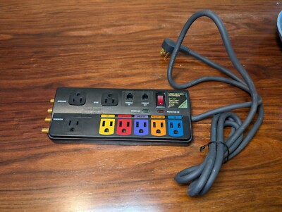 Monster Power Home Theatre Power Center HTS800 Plus Surge Protector 8 ...