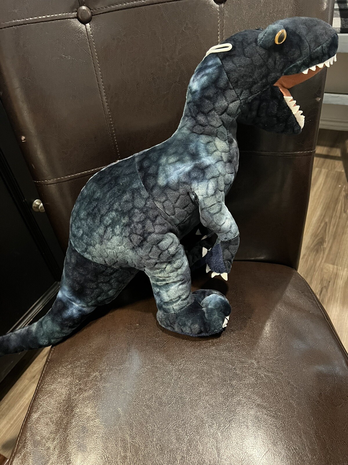 Jurassic World Blue T-Rex Raptor Dinosaur Plush Stuffed Animal Toy 18 ...