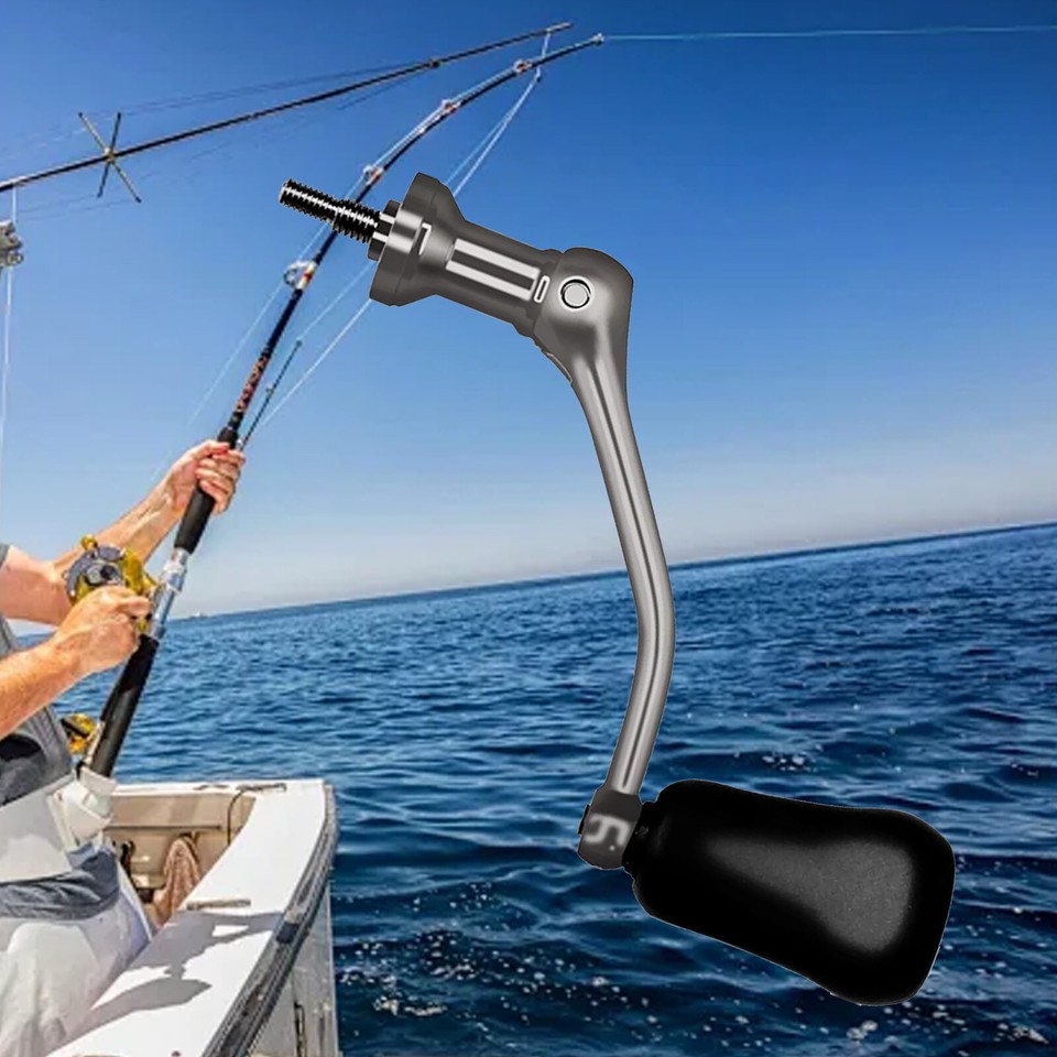 Reel Handle Fishing Reel Handle Knob Spinning Handle Metal Rocker Arm ...