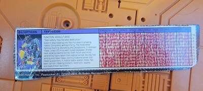 Authentic Transformers G1 Trypticon Tech Spec Bio Card See Pictures | eBay