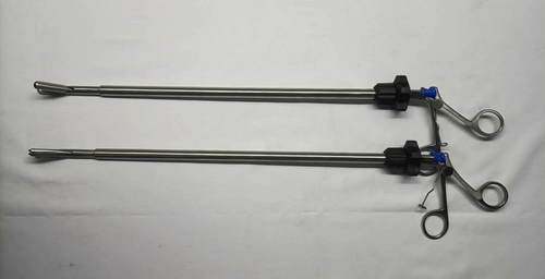 2pc Laparoscopic Gallbladder Extractor & Spoon Forceps 10mm Surgical ...