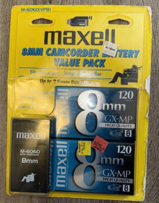 Maxell 8mm Camcorder Battery Value Pack | eBay