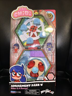 Miraculous Chibi Amusement Park: Rides & A Rescue Miracle Box Playset ...
