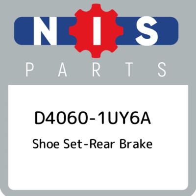 D4060-1UY6A Nissan Shoe set-rear brake D40601UY6A, New Genuine OEM Part ...