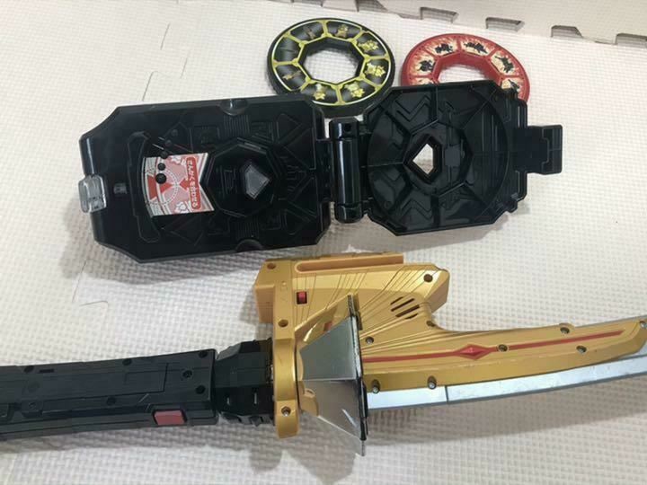 Power Rangers Samurai Shinkenger DX Spin Sword Black Box Discs Set ...