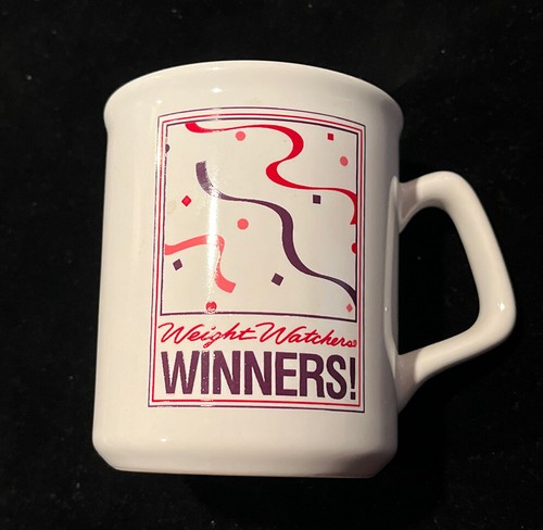 Weight watchers winners ceramic coffee mug vintage rare | eBay