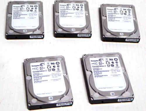 Seagate ST9500620SS Constellation.2 500GB Internal 2.5" Hard Drive LOT ...