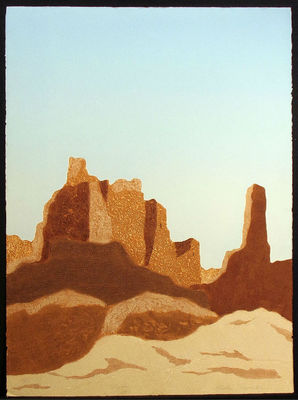 Martha Slaymaker "Wupatki" Signed Numbered Collagraph Arizona ...