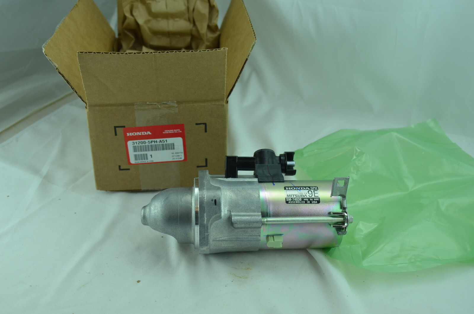 NEW 2017-2019 Honda Genuine Starter Motor Assembly OEM 31200-5PH-A51 CR ...