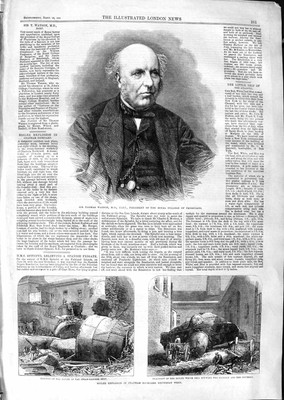 Original Old Antique Print 1866 Thomas Watson College Physicians Boiler ...