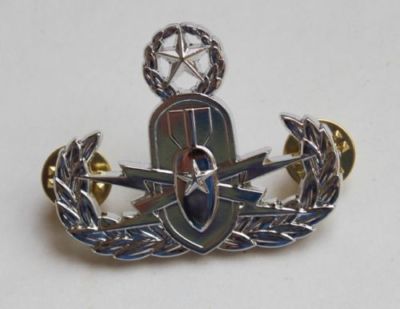 US ARMY EXPLOSIVE ORDNANCE DISPOSAL MASTER BADGE EOD PIN BADGE INSIGNIA ...