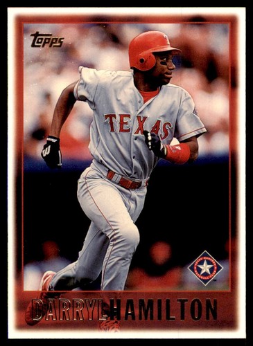 1997 Topps Darryl Hamilton Baseball Card Texas Rangers #194 | eBay