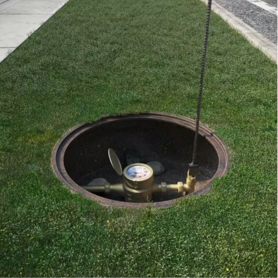 1/2" X 27" Water Meter Key Underground Curb Valve Shutoff Wrench ...