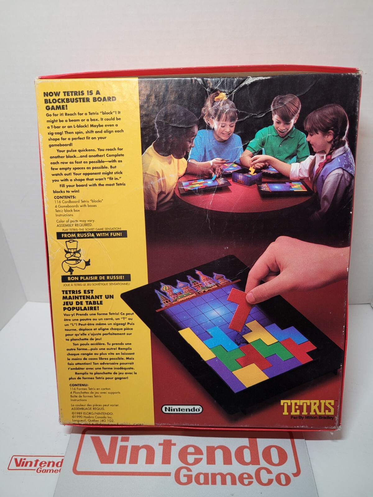 Tetris Board Game Vintage 1989 Milton Bradley | eBay